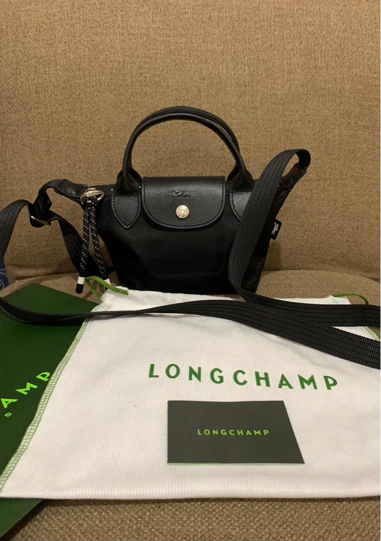 Original longchamp energy mini in black, Luxury, Bags & Wallets on ...