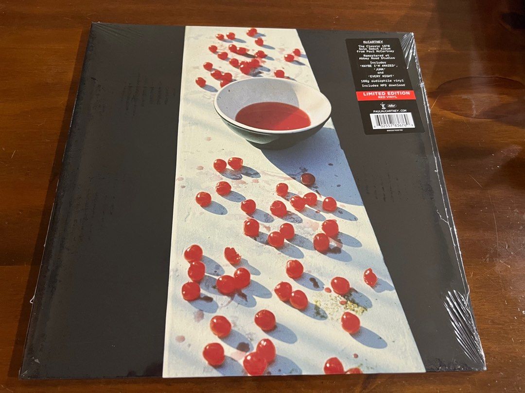 Paul McCartney - McCartney (Limited Edition Opaque Red Vinyl), Hobbies ...