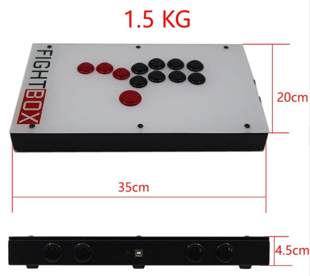 PC Fightbox F1 Hitbox leverless arcade stick SOCD supported , Hobbies ...