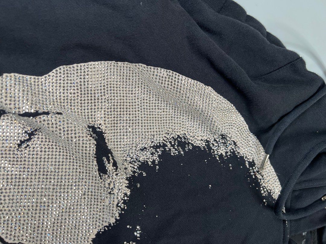 Philipp Plein S/S16 Skull Swarovski Hoodie on Carousell