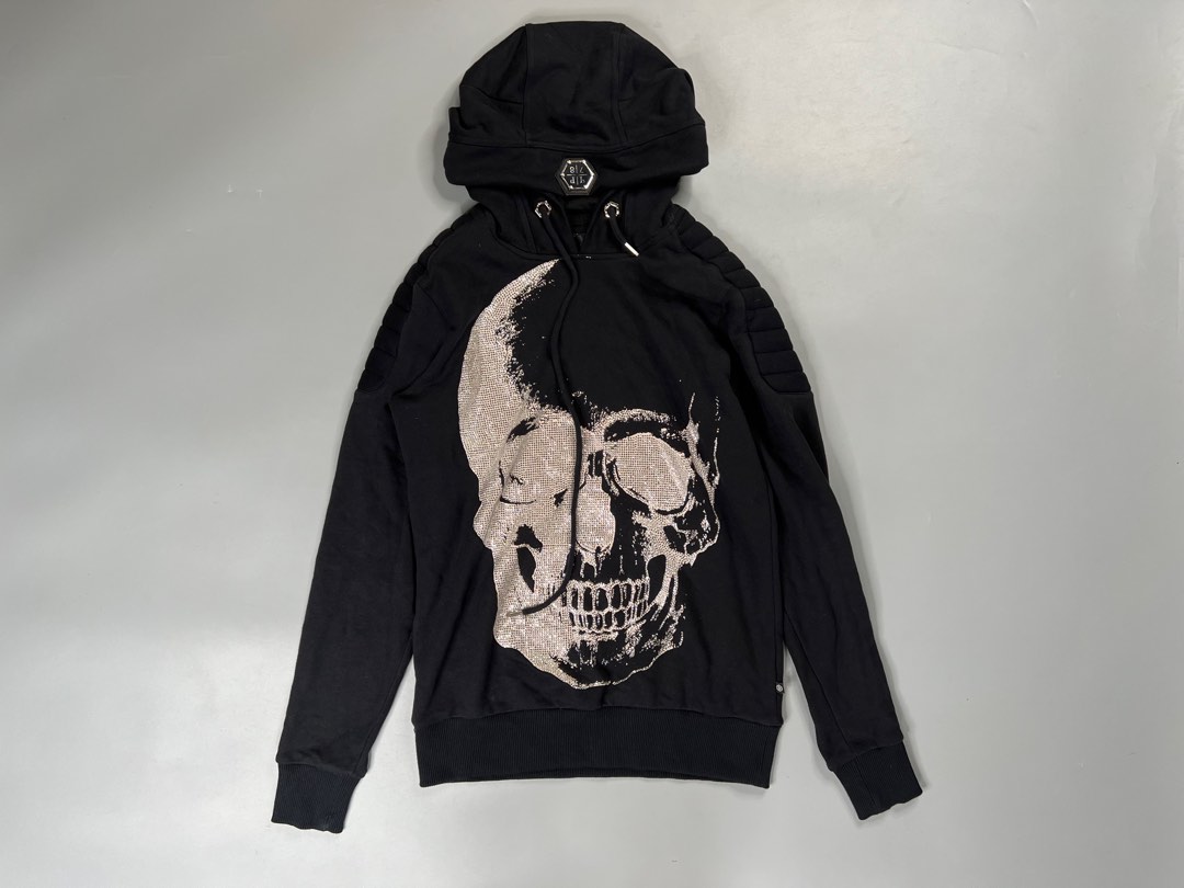 Philipp Plein S/S16 Skull Swarovski Hoodie on Carousell