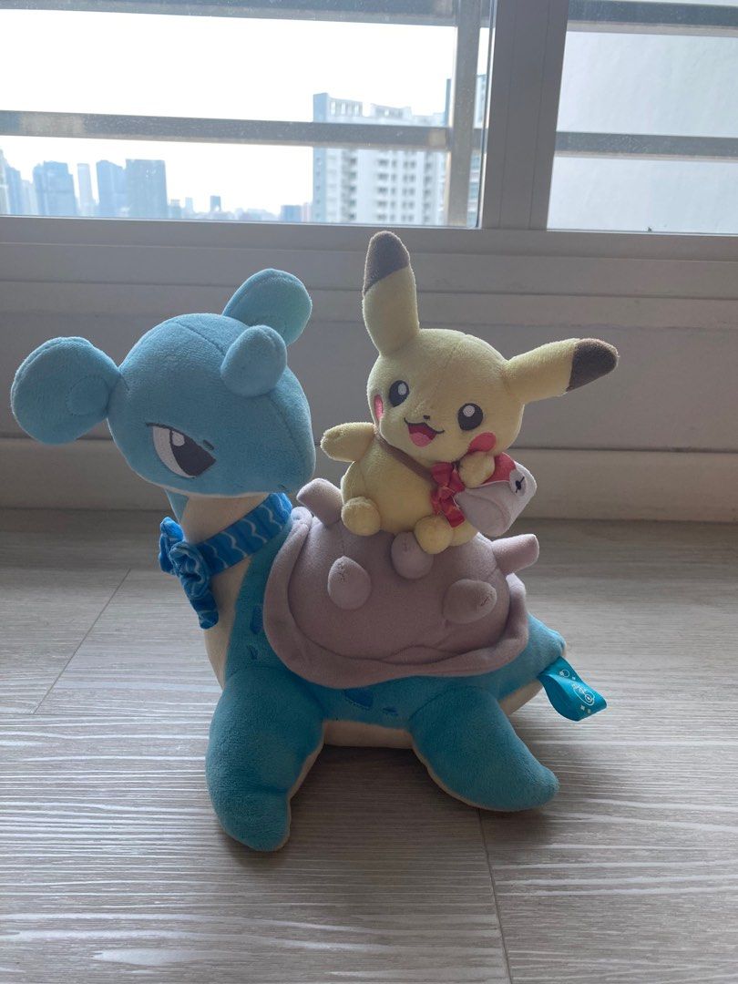 Pikachu Riding Lapras Plushie LIMITED EDITION, Hobbies & Toys, Toys ...