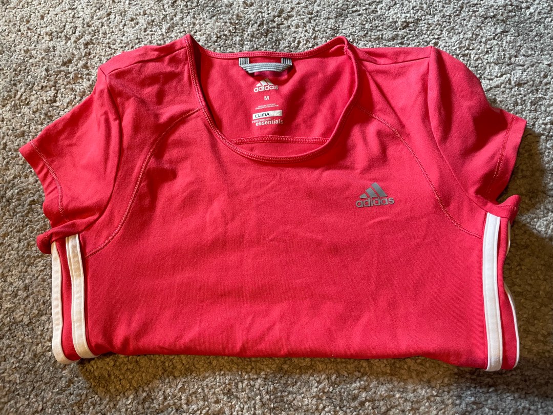 Pink Adidas Top, Women's Fashion, Activewear on Carousell