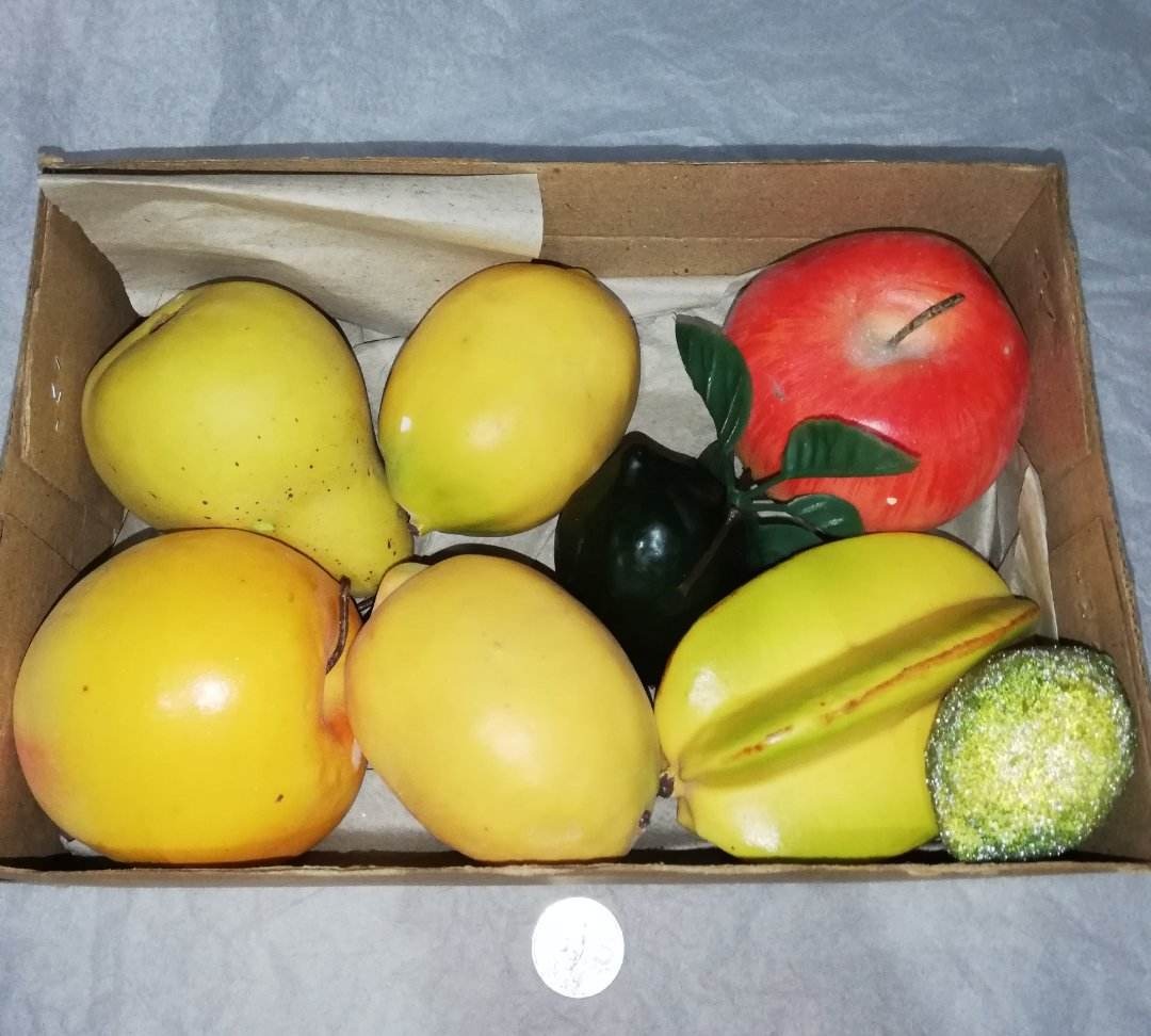Plastic Fake Fruits Food Display Set Medium Box, Furniture & Home ...