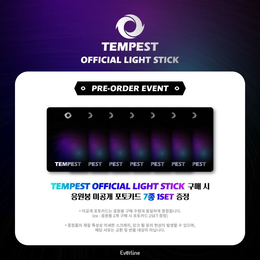 [PO] TEMPEST OFFICIAL LIGHTSTICK, Hobbies & Toys, Collectibles & Memorabilia, K-Wave on Carousell