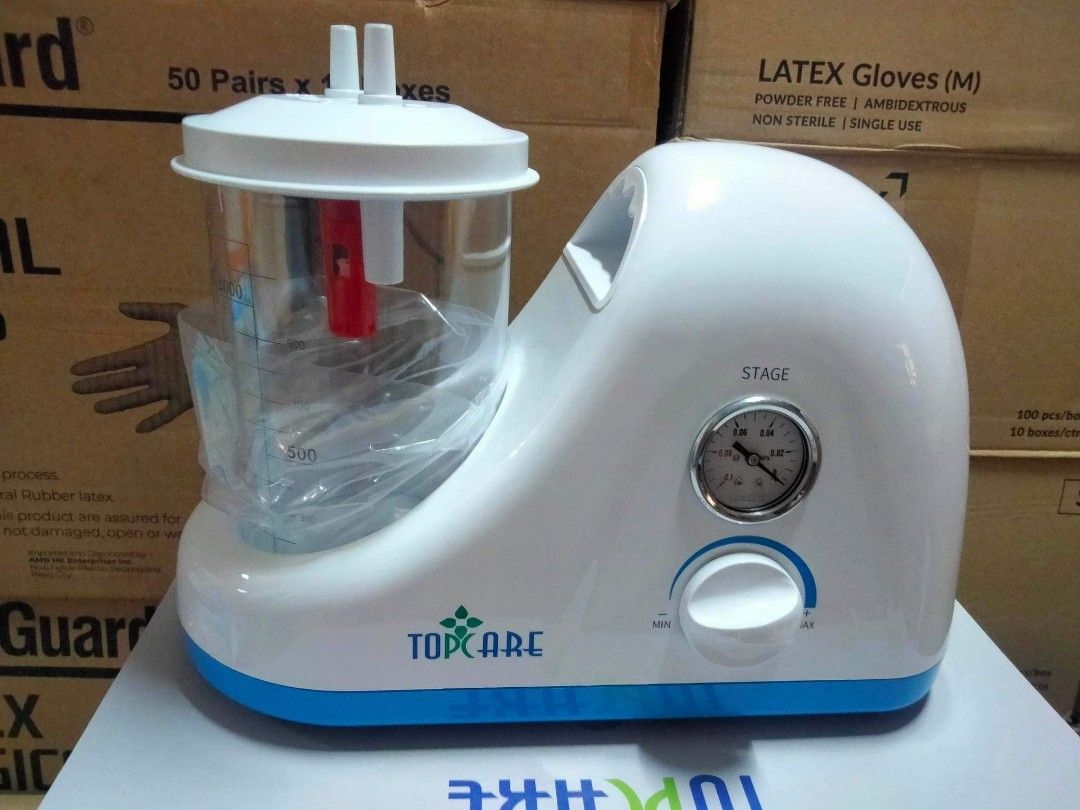 Portable Phlegm Suction Machine (TopCare), Health & Nutrition, Medical Supplies & Tools on Carousell