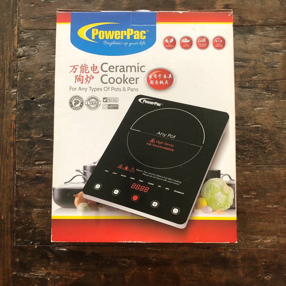 PowerPac Ceramic cooker, TV & Home Appliances, Kitchen Appliances, BBQ ...