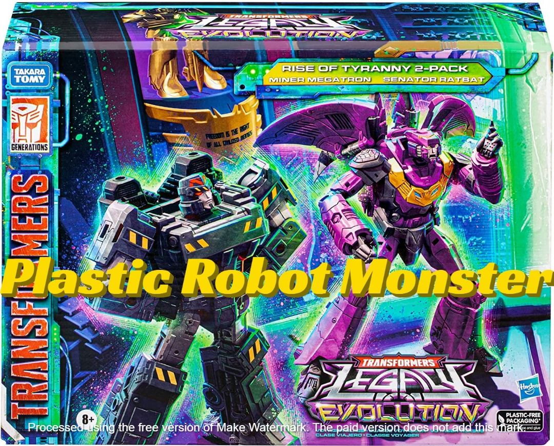 pre-order Transformers Toys Legacy Evolution Miner Megatron & Senator ...