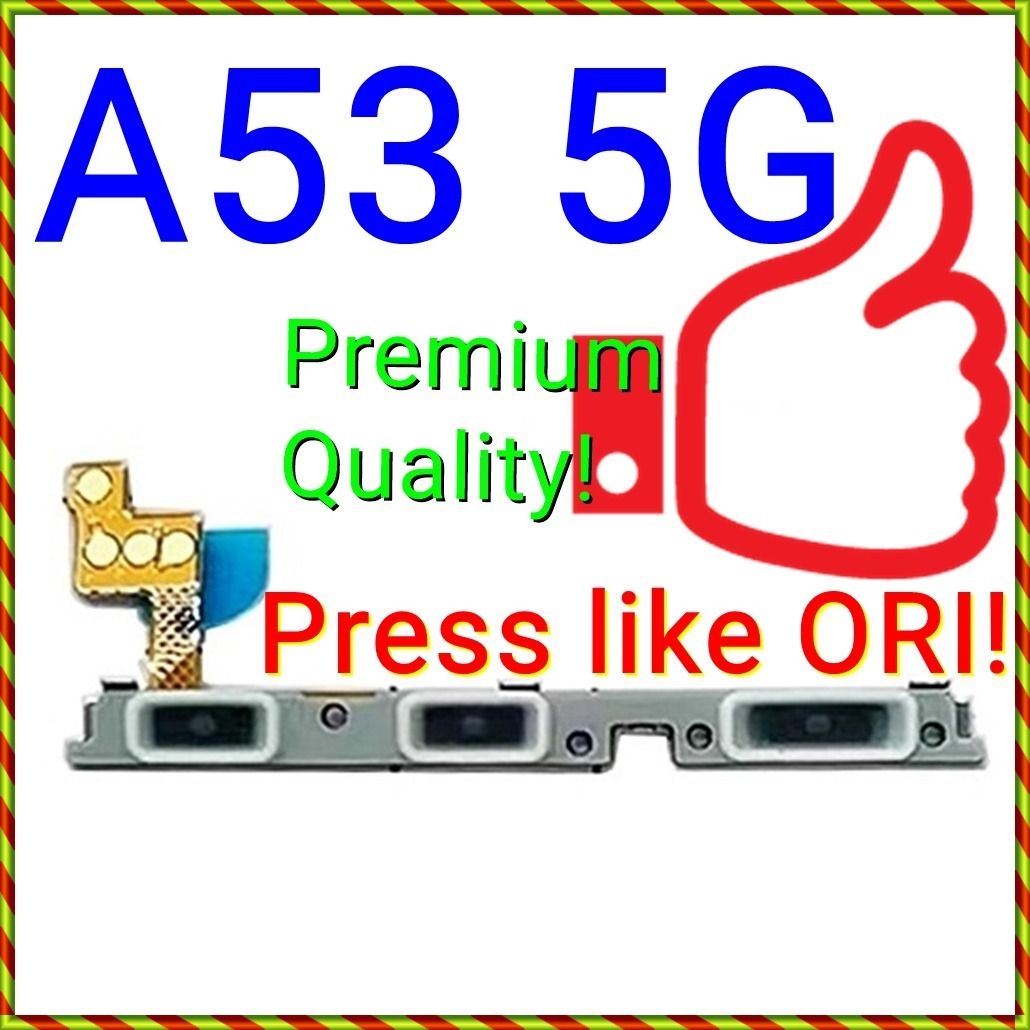 (Press like ORI) NEW ORI On Off Power Volume Buttons Switch Flex Ribbon for Samsung Galaxy A53 ...