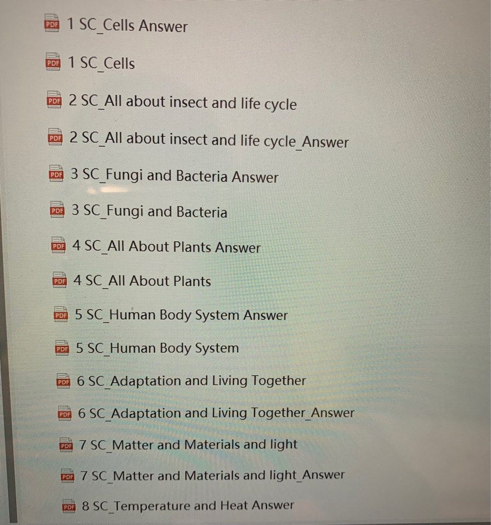 (Exclusive!)PSLE by TOPICS Science Paper B(10 years) with answer ...
