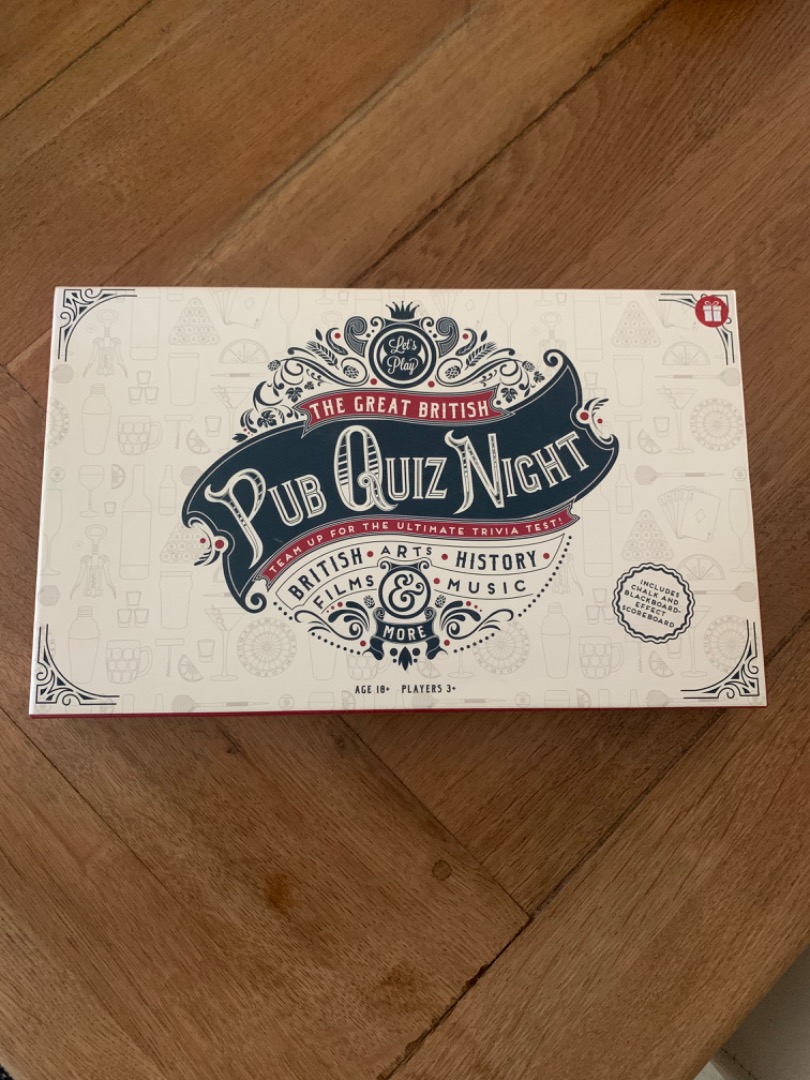 Pub quiz night game set, Hobbies & Toys, Toys & Games on Carousell