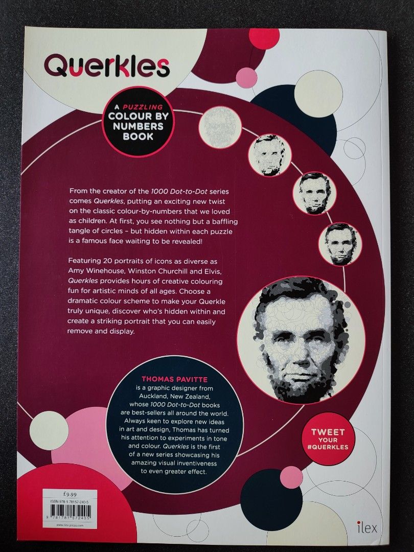 QUERKLES puzzle colouring books x2, Hobbies & Toys, Books & Magazines ...