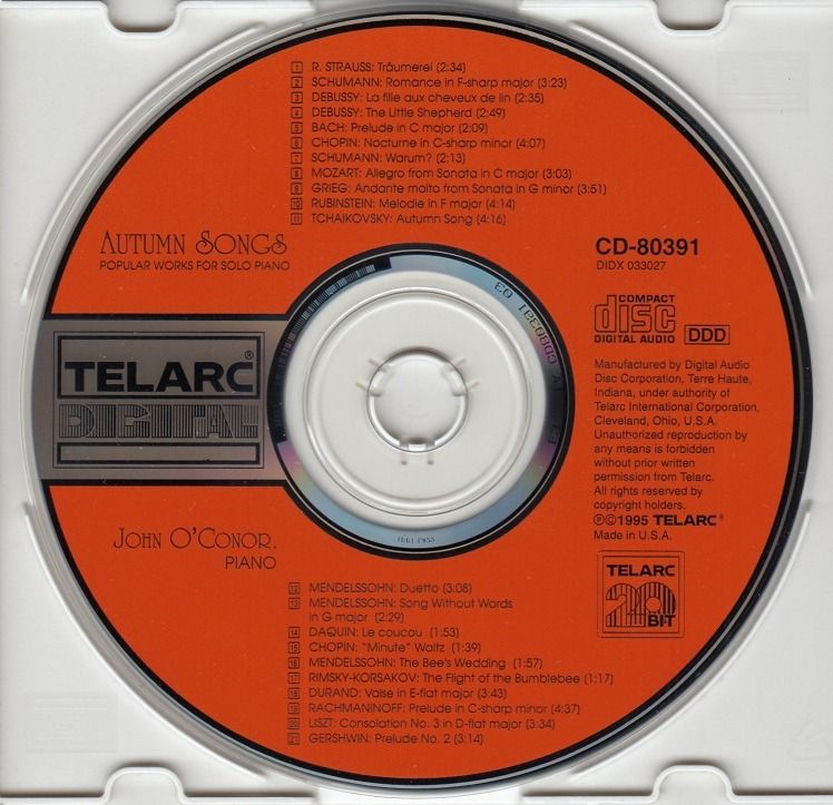Telarc Audiophile CD (All Reserved), Hobbies & Toys, Music & Media, CDs ...