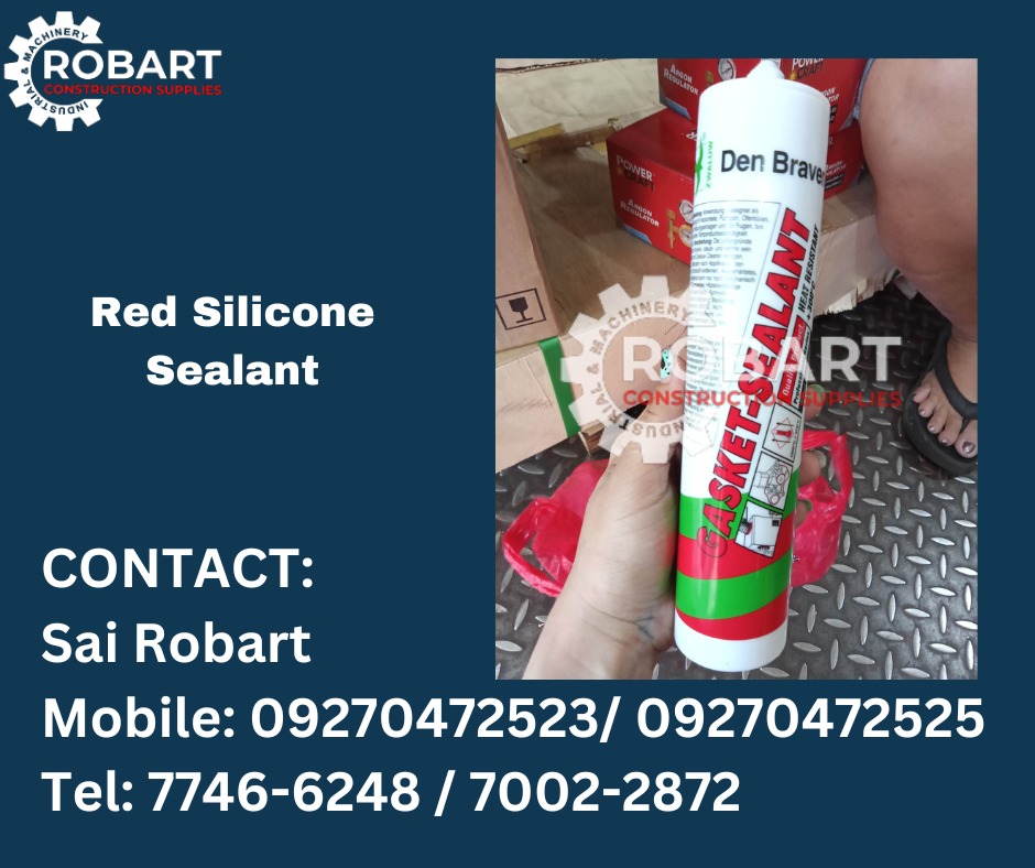 Red Silicone Sealant 280ml, Commercial & Industrial, Construction Tools ...