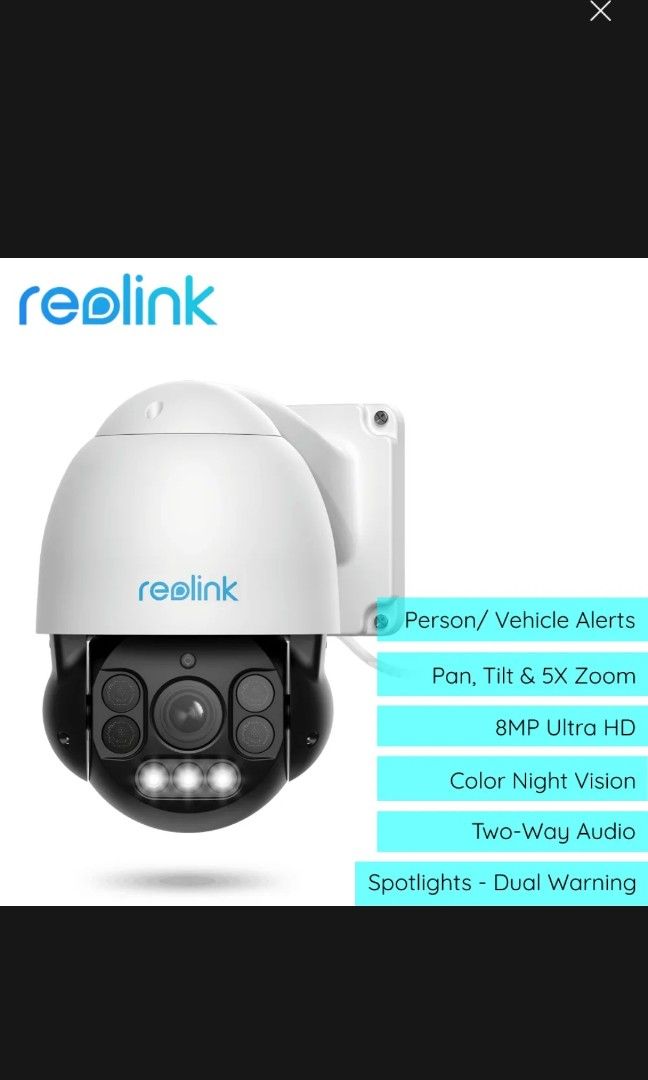 Reolink 8MP PTZ PoE Camera, Furniture & Home Living, Security & Locks ...
