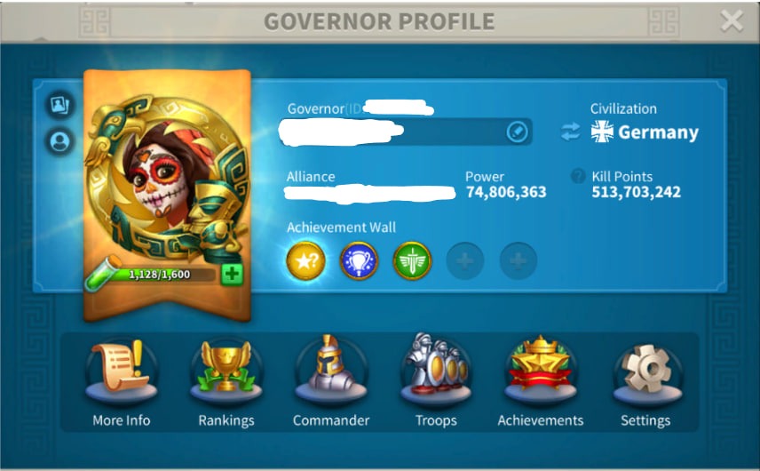 [Rise of kingdoms ROK] 75M account (Cav main), Video Gaming, Gaming ...