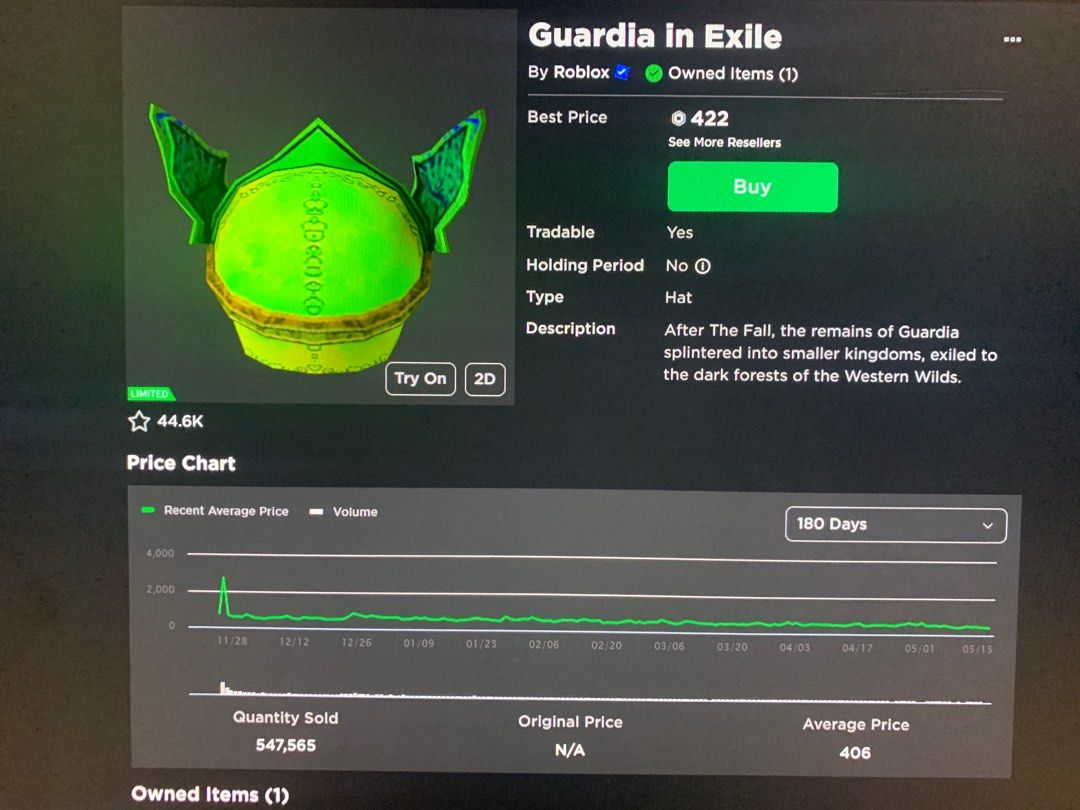 Roblox Limited Items/Robux Cheap, Video Gaming, Gaming Accessories, In ...