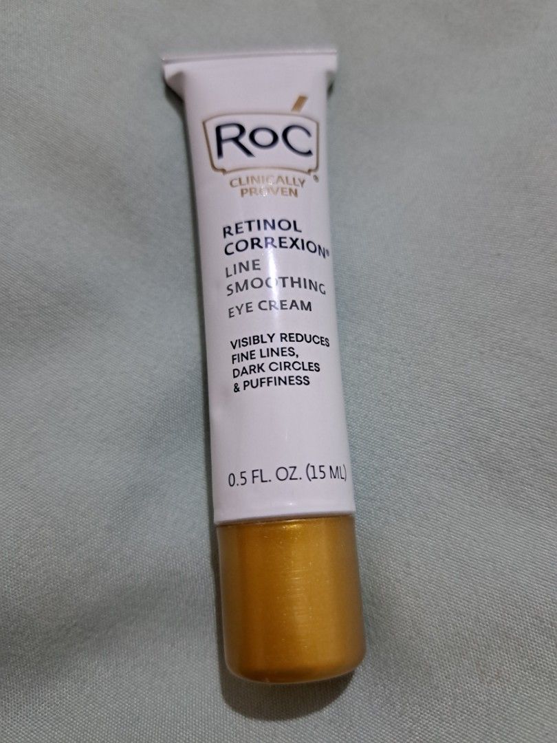 ROC Retinol Correxion Line Smoothing Eye Cream, Beauty & Personal Care, Face, Face Care on Carousell