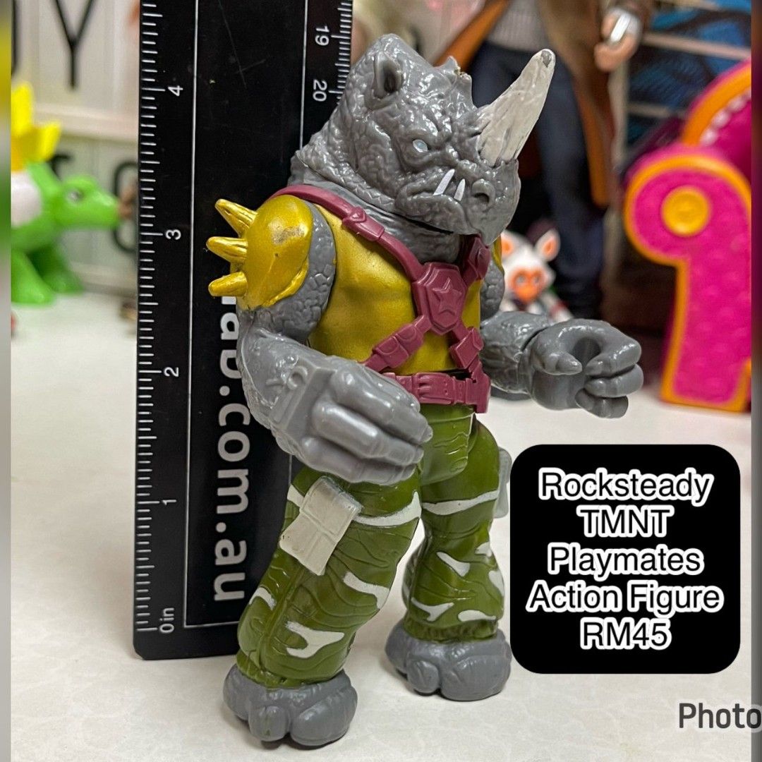 Rocksteady TMNT Playmate Figure, Hobbies & Toys, Toys & Games on Carousell