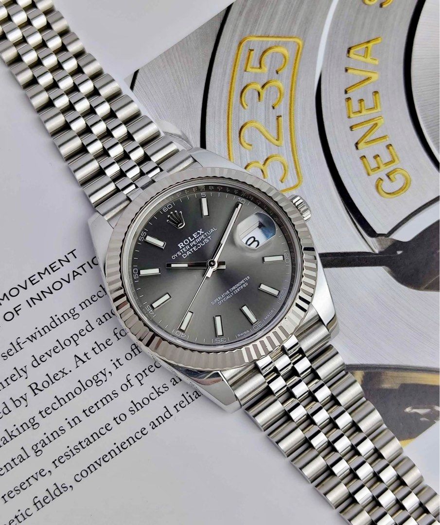 Rolex - Datejust 41 "Rhodium" (2018) on Carousell
