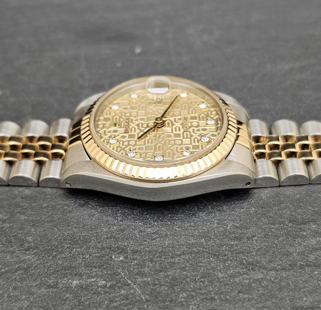 Rolex Midsize-Datejust 68273 Monogram Diamond Dial with Certificate ...
