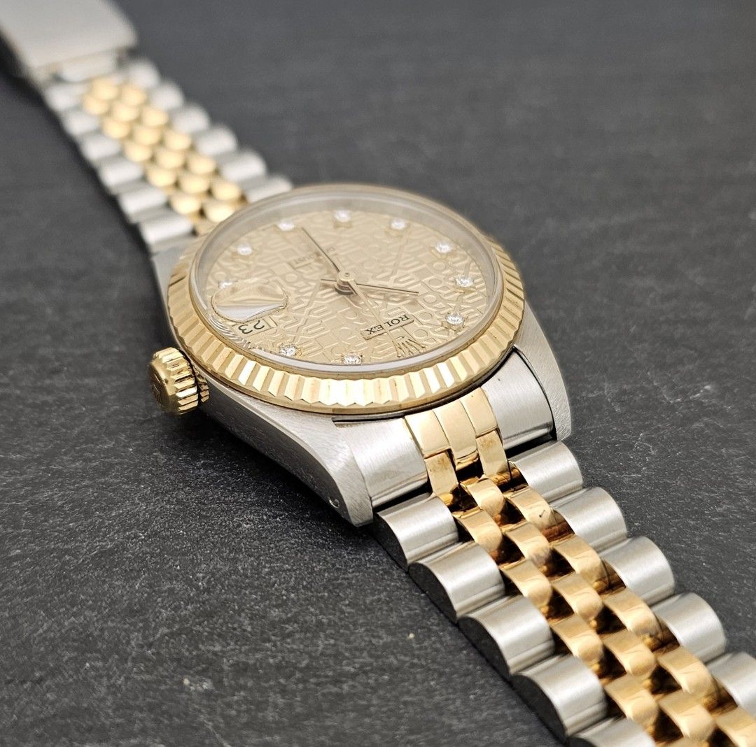 Rolex Midsize-Datejust 68273 Monogram Diamond Dial with Certificate ...