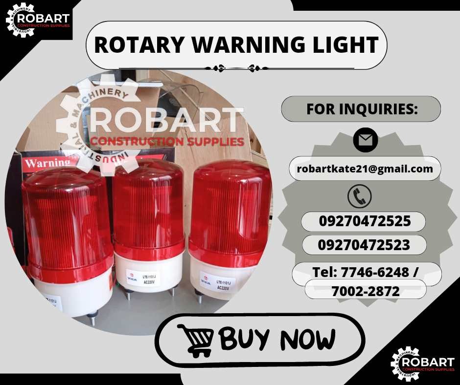 ROTARY WARNING LIGHT, Commercial & Industrial, Construction Tools ...