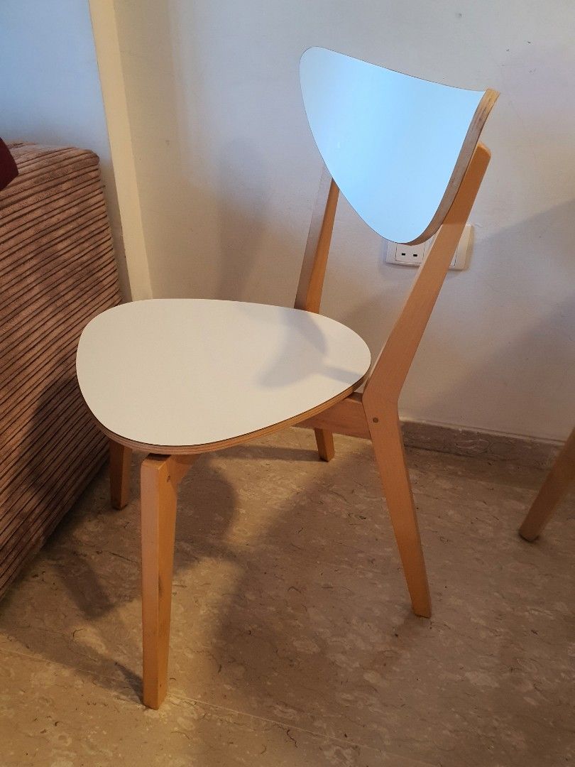 Round Dining Table (IKEA LISABO), Furniture & Home Living, Furniture ...