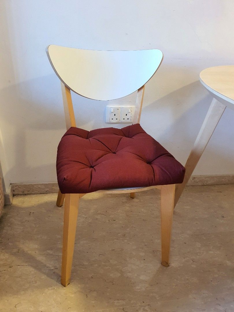 Round Dining Table (IKEA LISABO), Furniture & Home Living, Furniture ...