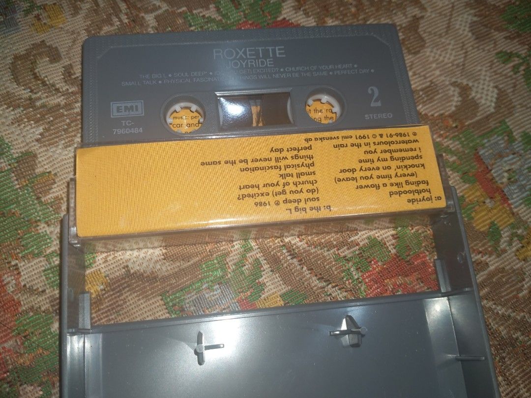 ROXETTE JOYRIDE CASSETTE KASET TAPE, Hobbies & Toys, Music & Media, CDs ...