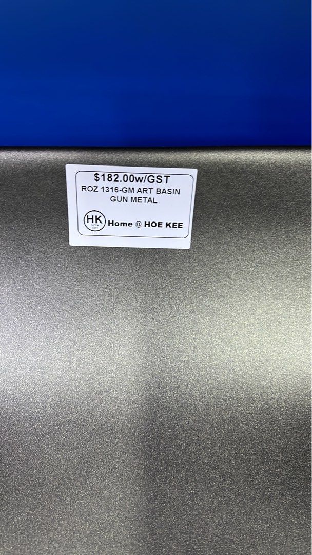 Roz gunmetal round rectangle basin hoe kee countertop sink, Furniture ...