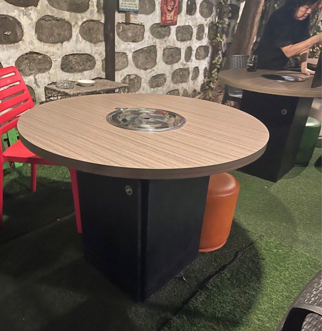 Samgyupsal 7 Tables complete set, Furniture & Home Living, Kitchenware ...