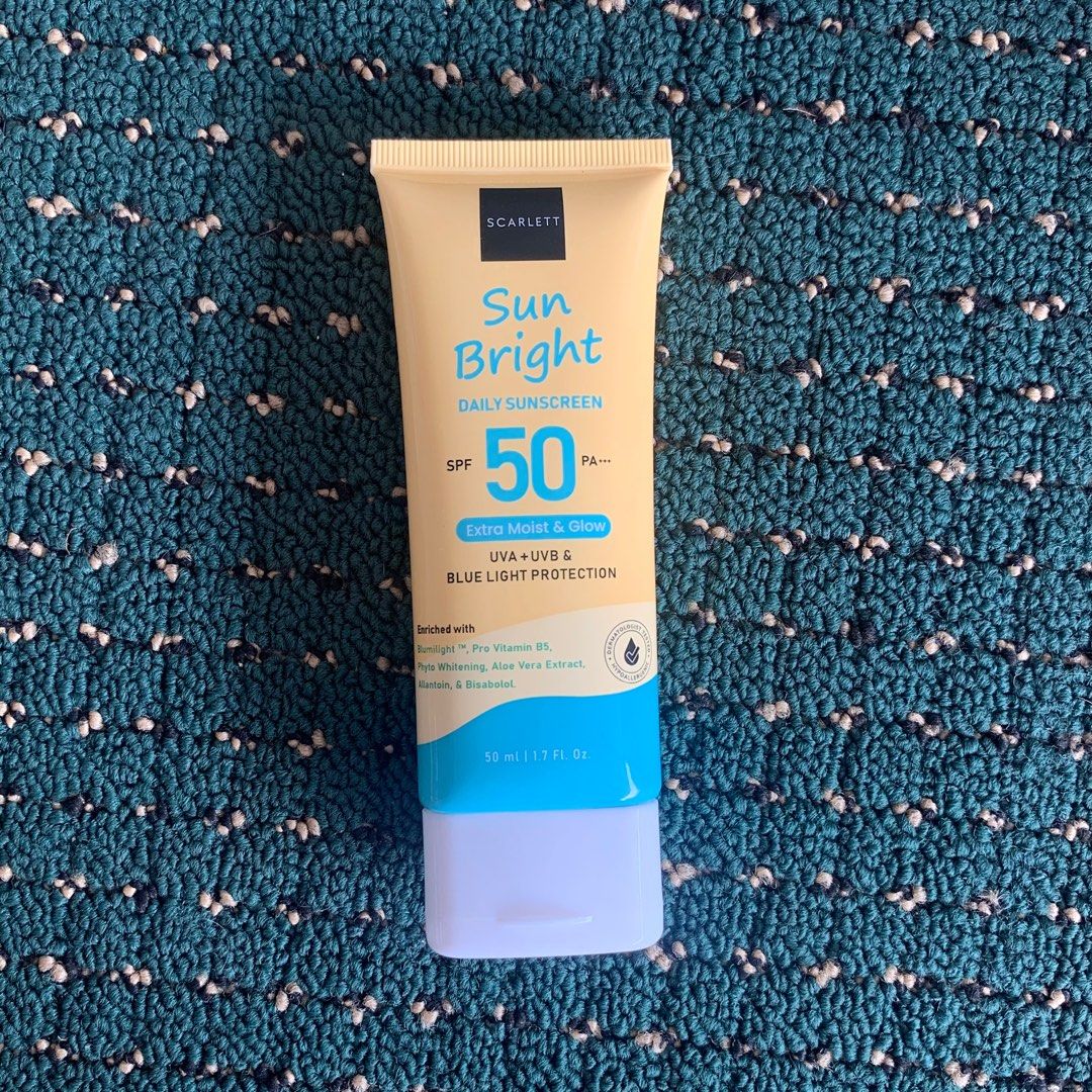 Scarlett sunscreen, Kesehatan & Kecantikan, Kulit, Sabun & Tubuh di ...