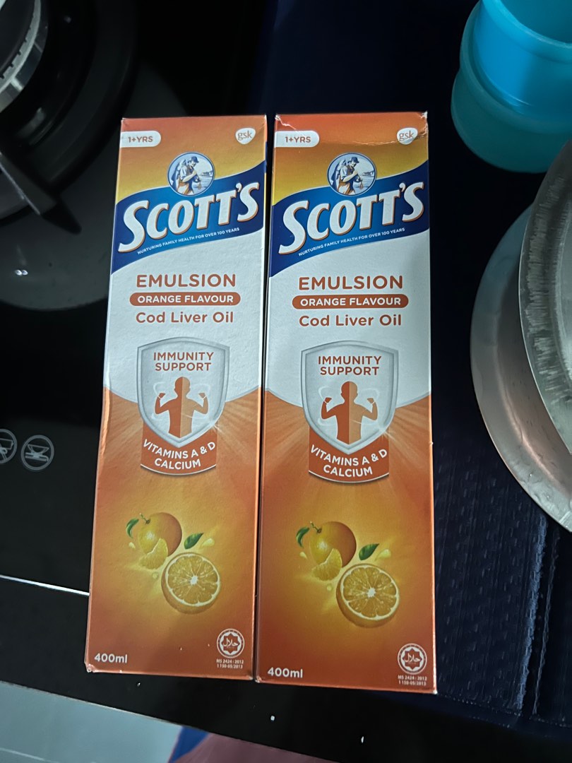 Scott's Emulsion, Health & Nutrition, Health Supplements, Vitamins ...