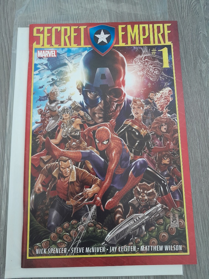 Secret Empire #1 Marvel Comic Hydra Captain America, Hobbies & Toys ...