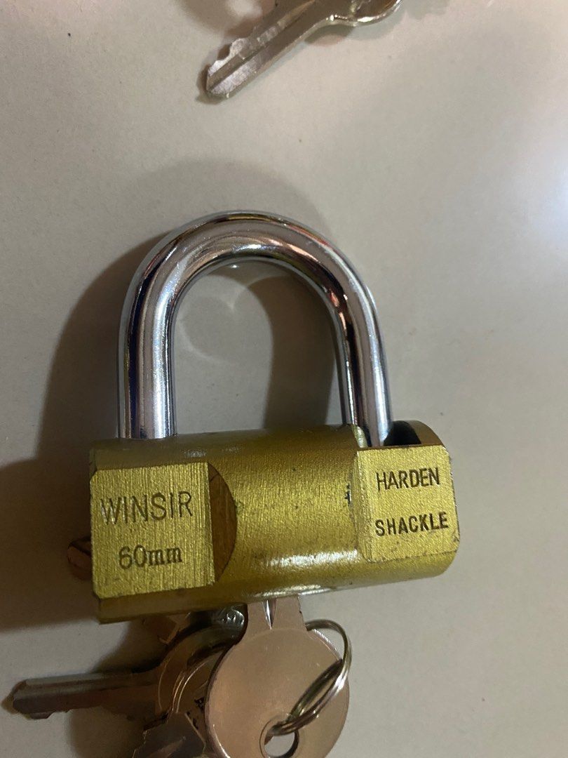 Shackles Mangga Brass Stainless Steel Lock Motor kunci Gate rumah anti ...