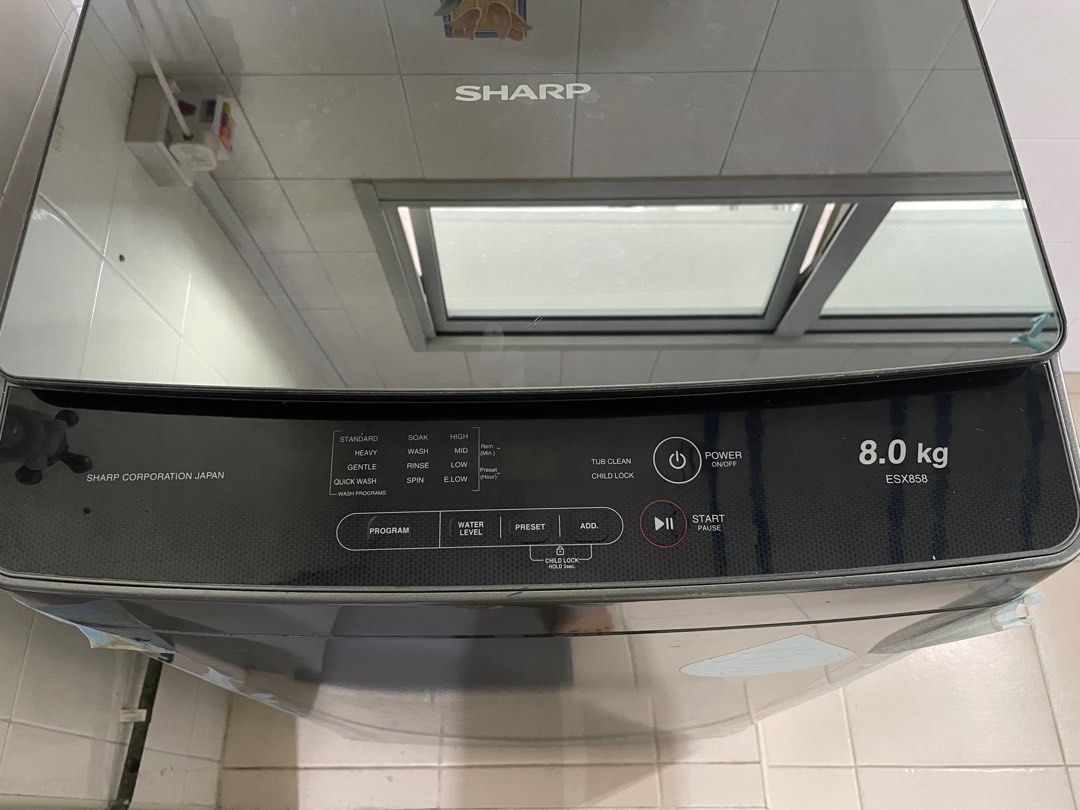Sharp 8kg washing machine, TV & Home Appliances, Washing Machines and ...