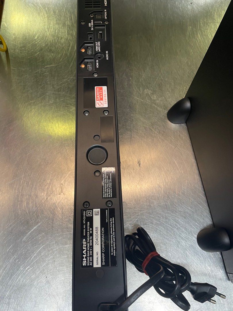 Sharp Aquos HT-C21DS1 Wireless Soundbar Woofer, Audio, Soundbars ...