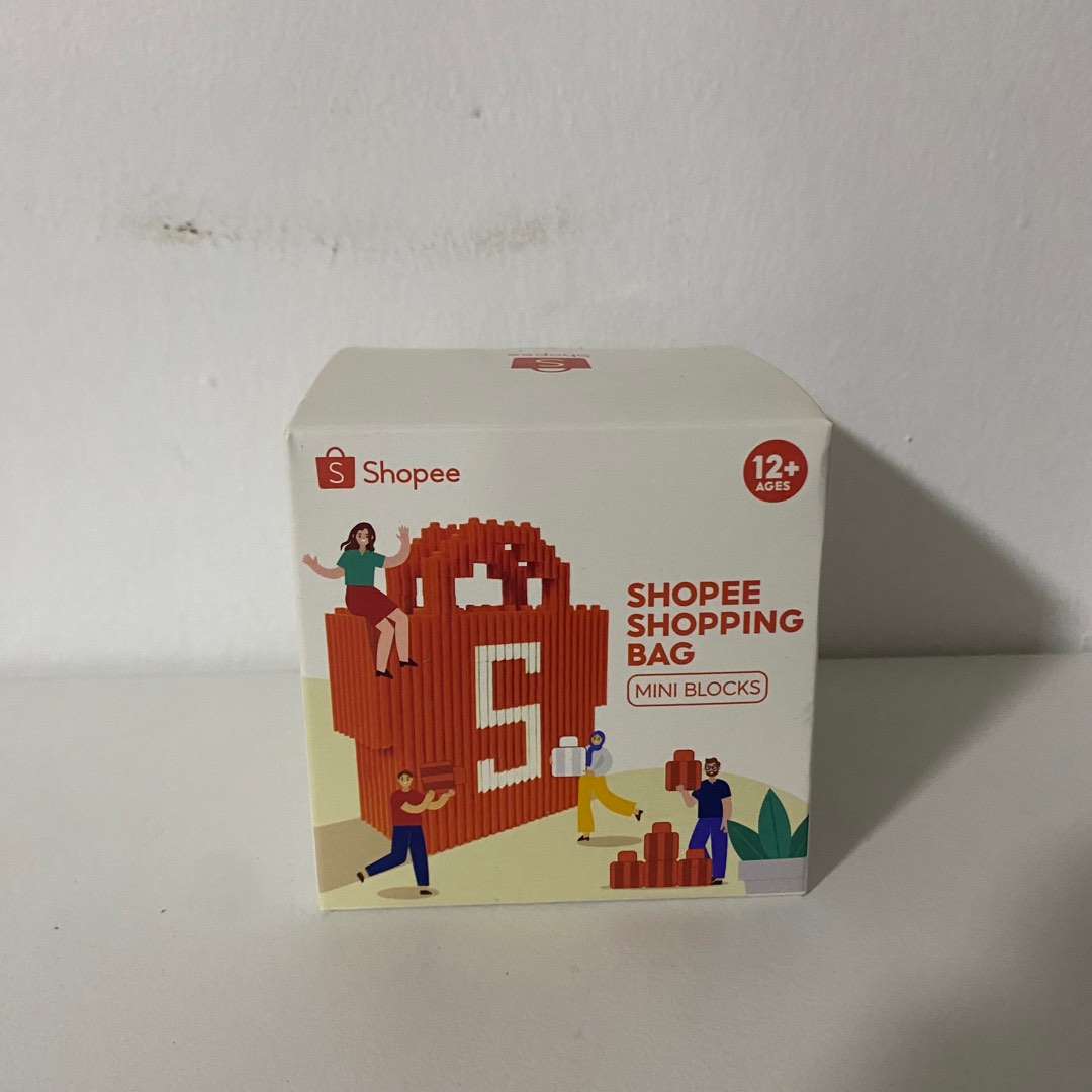 SHOPEE BUILDING BLOCK PUZZLE SHOPEE SHOPPING BAG MINI BLOCKS LEGO ...