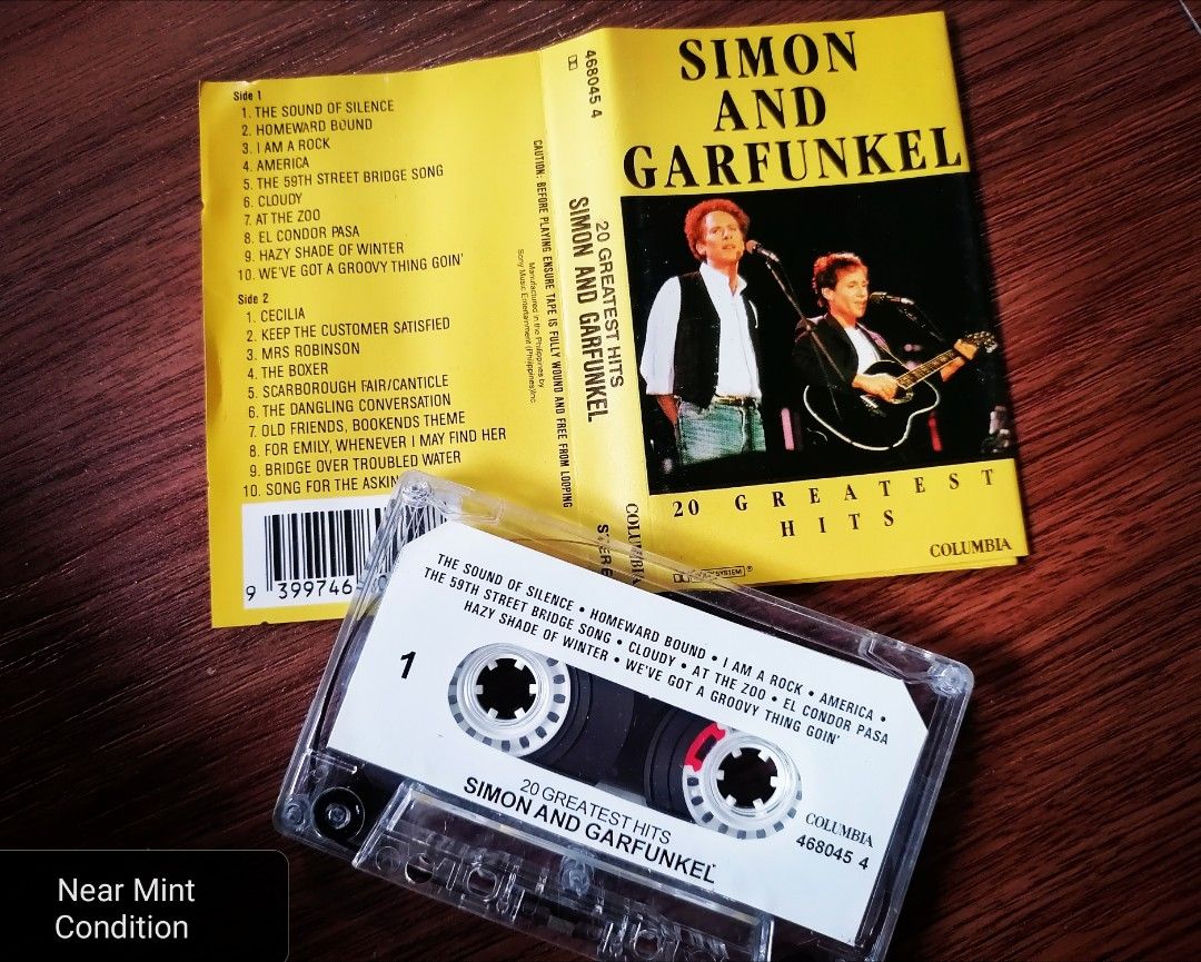 Simon and Garfunkel 20 Greatest Hits Cassette Tape Original Cassette ...