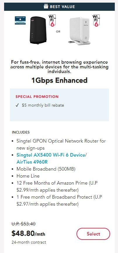 Singtel Fiber Ownership change, Computers & Tech, Parts & Accessories ...