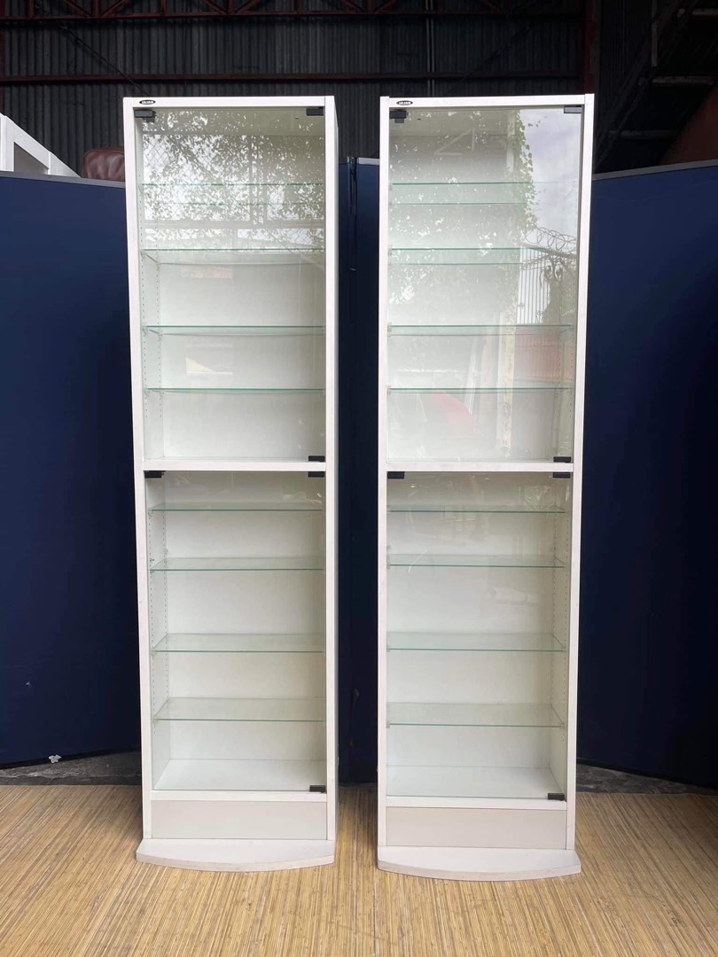 Slim Display Cabinet set, Furniture & Home Living, Furniture, Shelves ...