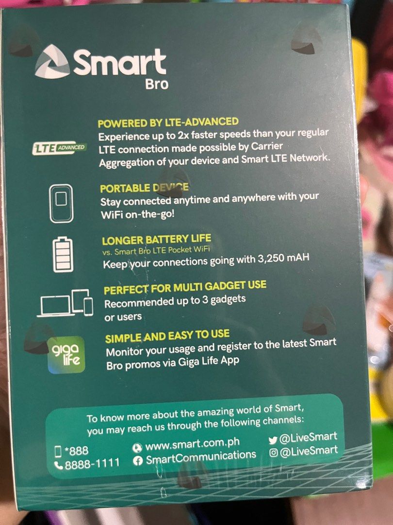 Smart pocket wifi advance, Mobile Phones & Gadgets, Mobile & Gadget ...