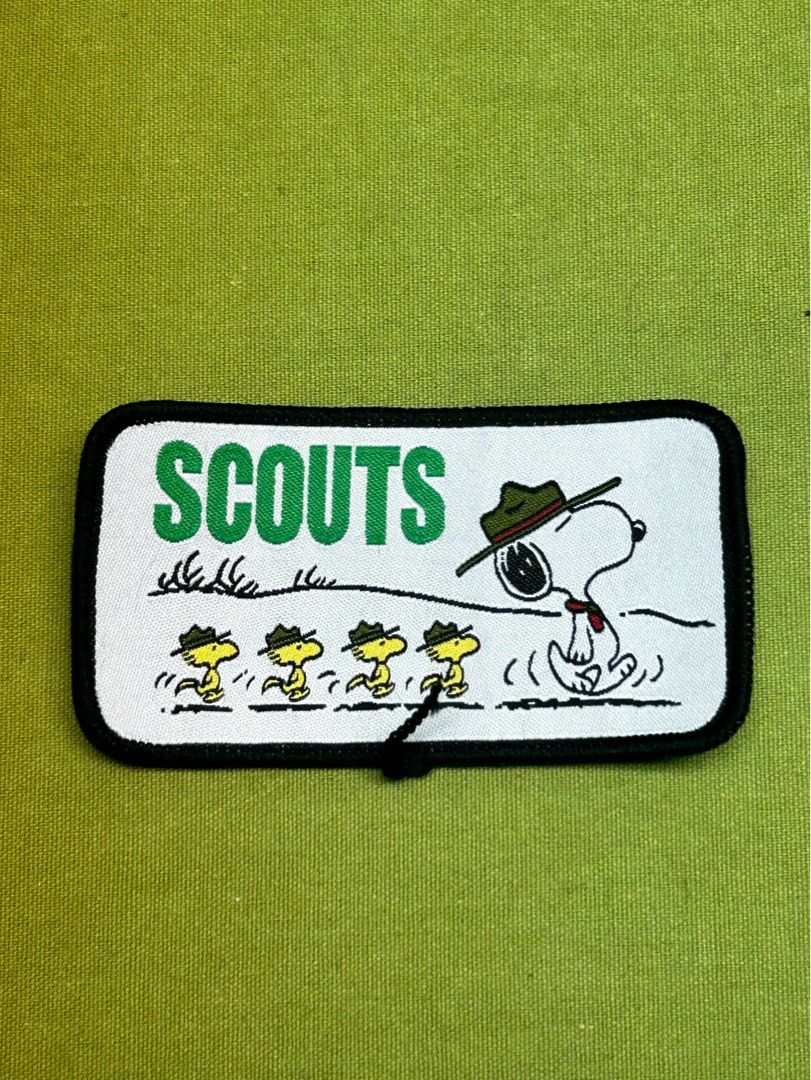 SNOOPY SCOUT BADGE, Hobbies & Toys, Memorabilia & Collectibles, Vintage ...