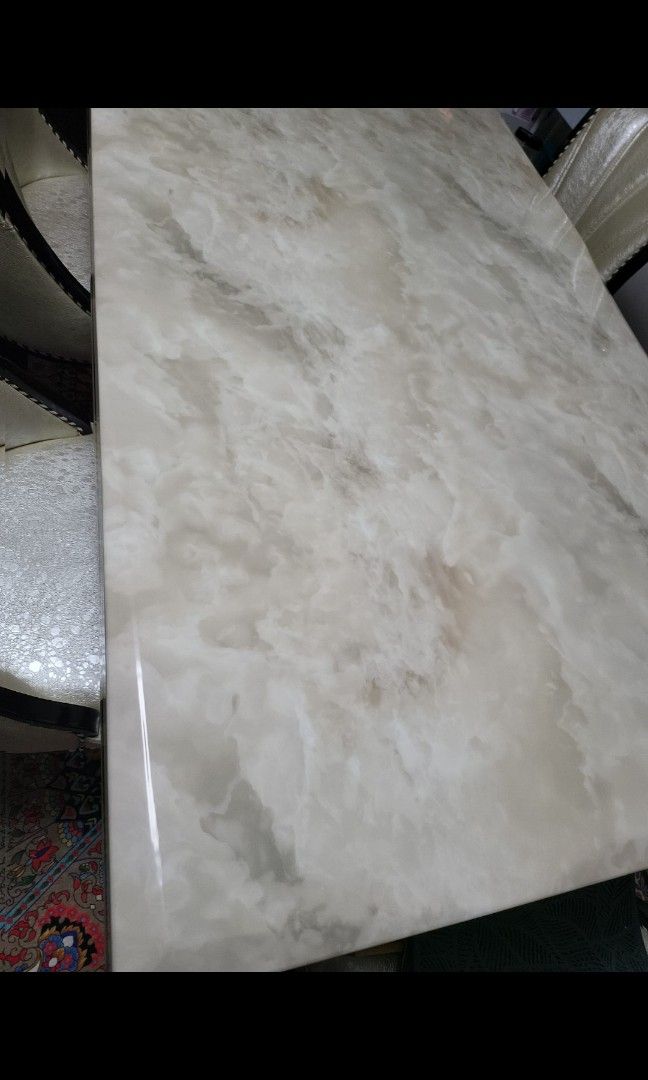 Solid Marble Table, Furniture & Home Living, Furniture, Tables & Sets ...