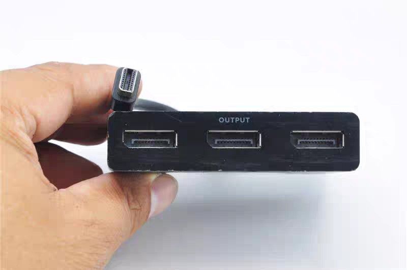 Splitter multiple windows mini DP to DisplayPort splitter split screen ...