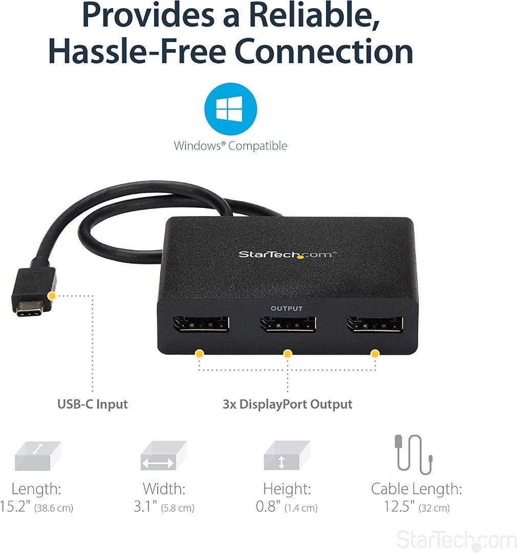 Splitter multiple windows mini DP to DisplayPort splitter split screen ...