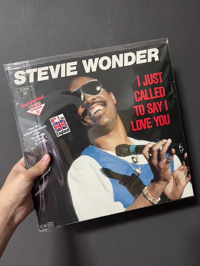 Stevie Wonder I Just Called To Say I Love You Single Vinyl LP, Hobbies & Toys, Music & Media ...