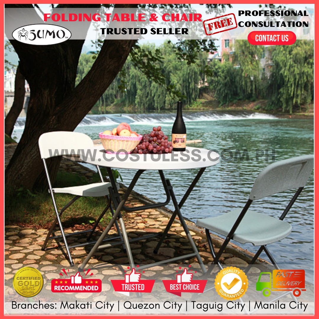 SUMO Folding Tables & Chairs! Plastic Table, Plastic Chair, Folding ...