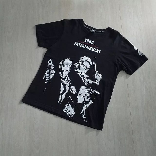 TEAM-2BRO BLACK, Fesyen Pria, Pakaian , Atasan di Carousell